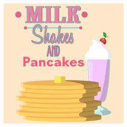 Cupcake retro poster Royalty Free Vector Image