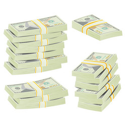Stack of money Royalty Free Vector Image - VectorStock
