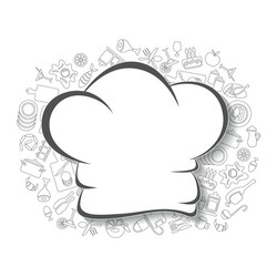 Cooking theme background Royalty Free Vector Image