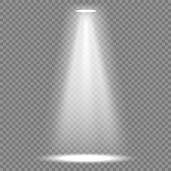 Bright Spotlight Beam Royalty Free Vector Image