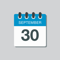 September 30 Calendar Vector Images (over 130)