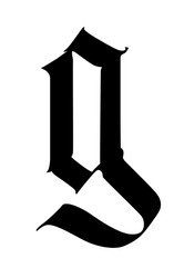 Letter G Gothic Vector Images (88)