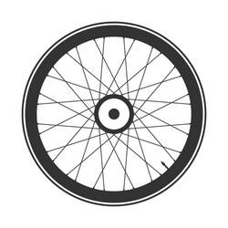 Bicycle wheel Royalty Free Vector Image - VectorStock