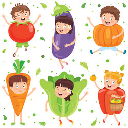 Fresh vegetables for healthy eating Royalty Free Vector