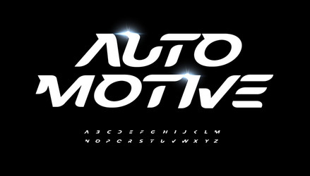 Automotive Font Vector Images (over 5,900)