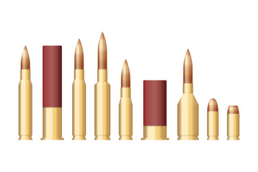 Different Bullets Vector Images (over 300)