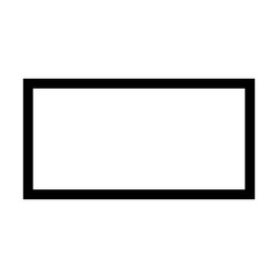 Rectangle shape dotted icon symbol for creative Vector Image