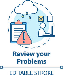 Retrieval information in brain concept icon Vector Image