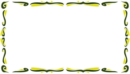 Abstract background with black tribal border Vector Image