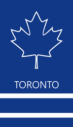 Toronto maple leafs ice hockey team uniform colors