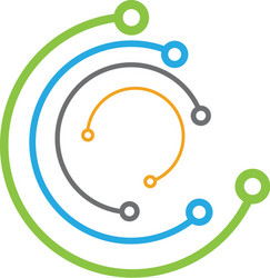 Utp cable with wires Royalty Free Vector Image