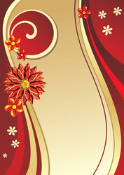 Floral poster Royalty Free Vector Image - VectorStock