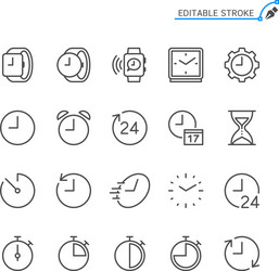 20 minute clocks arrows work time effect Vector Image