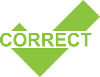 Correct Sign Symbol Vector Images (over 35,000)