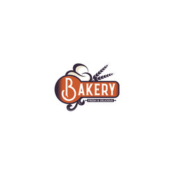 Retro bakery logo Royalty Free Vector Image - VectorStock