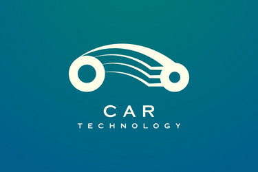 Minimalist and elegant car design in gold Vector Image