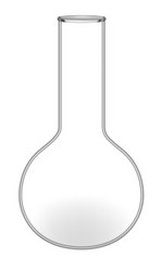 Round bottom flask Royalty Free Vector Image - VectorStock