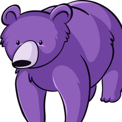 Purple Bear Vector Images (over 1,100)