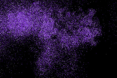 Purple explosion of confetti Royalty Free Vector Image
