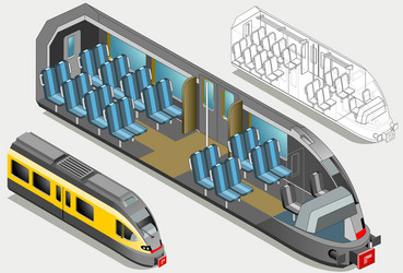 High Speed Rail Isometric Vector Images (over 220)