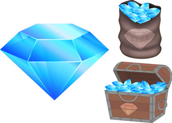 Bag of Gems Vector Images (over 3,100)