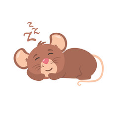 Set cute mice character mouse cartoon animal Vector Image