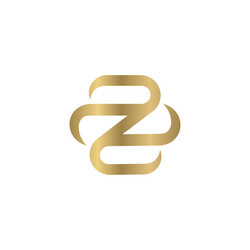 Alphabet initials logo sz zs z and s Royalty Free Vector