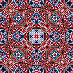 Ajrak Pattern Vector Images (36)