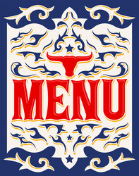 Western Style Restaurant Menu Vector Images (89)