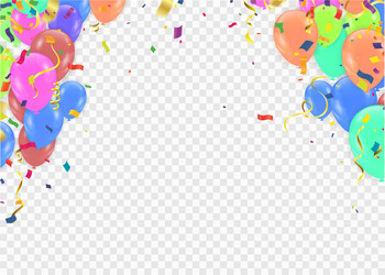 Colorful celebration background with party Vector Image