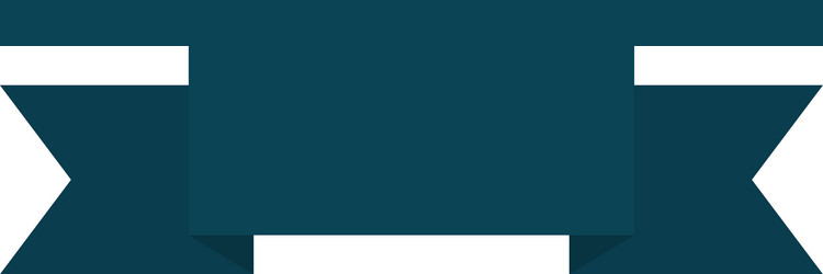 Ribbon blue color on white background Royalty Free Vector