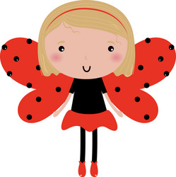 Girl Ladybug Vector Images (over 1,000)