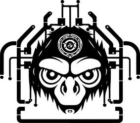 Monkey Tech Vector Images (over 100)