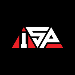 Isp logo letter design Royalty Free Vector Image