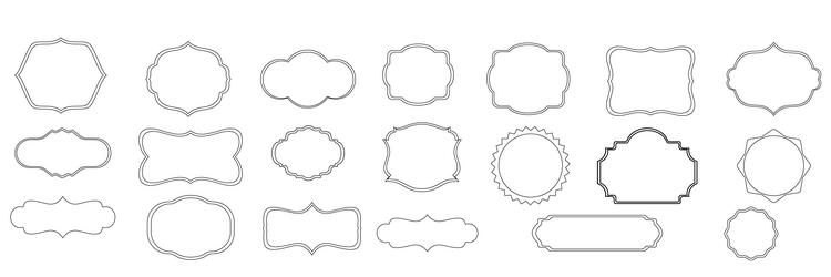 Bookplate Borders Vector Images (over 2,300)