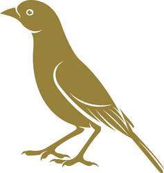 Lark bird design creative logo Royalty Free Vector Image