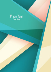 Modern cover template Royalty Free Vector Image