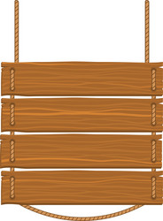 Wooden sign board Royalty Free Vector Image - VectorStock