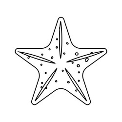 Star fish icon Royalty Free Vector Image - VectorStock
