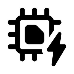 Electrical erasing and programming in flash chip Vector Image