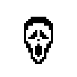 Pixel Ghost Vector Images (over 650)