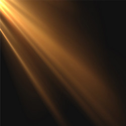 Sun rays light on black background Royalty Free Vector Image