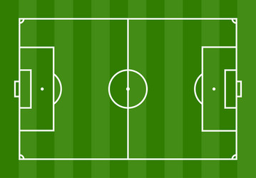 Black and white football field marking Royalty Free Vector