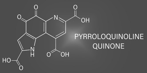Pyrroloquinoline quinone molecule skeletal formula