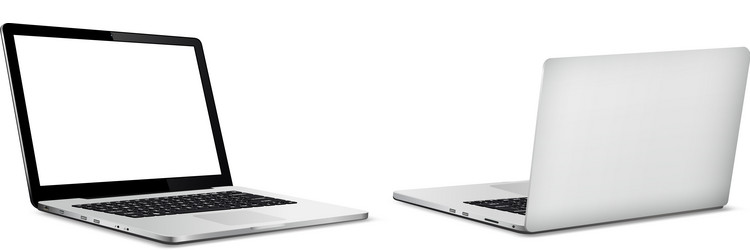 Laptop Back View Vector Images (over 710)