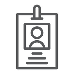 Badge holder Royalty Free Vector Image - VectorStock