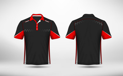 Black and red layout e-sport t-shirt design Vector Image