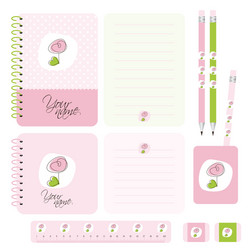 School set Royalty Free Vector Image - VectorStock