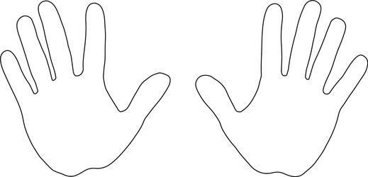Hand Handprint Left Vector Images (40)
