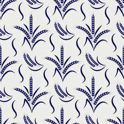 Wheat seamless pattern Royalty Free Vector Image